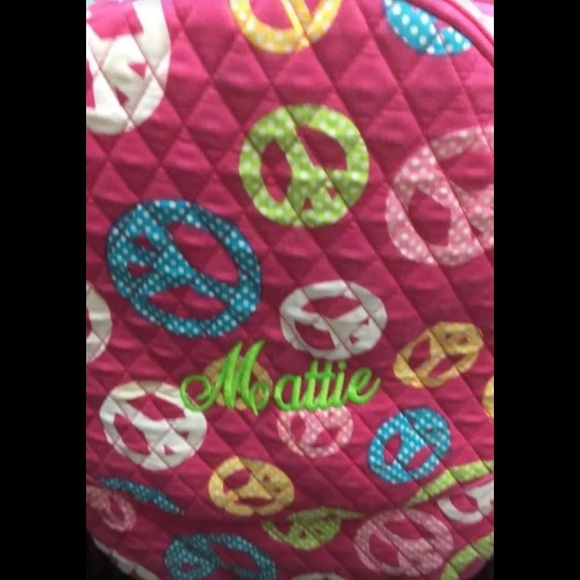 Accessories | Peace Sign Quilted Backpack | Poshmark